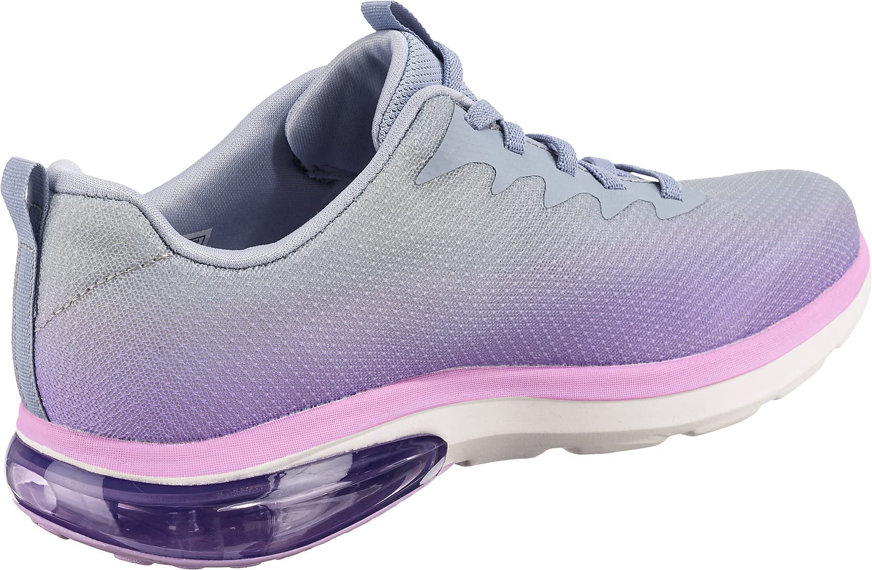 Skechers Women's GO Walk AIR 2.0-Quick Breeze Sneaker, Gray/Lavender, 9.5