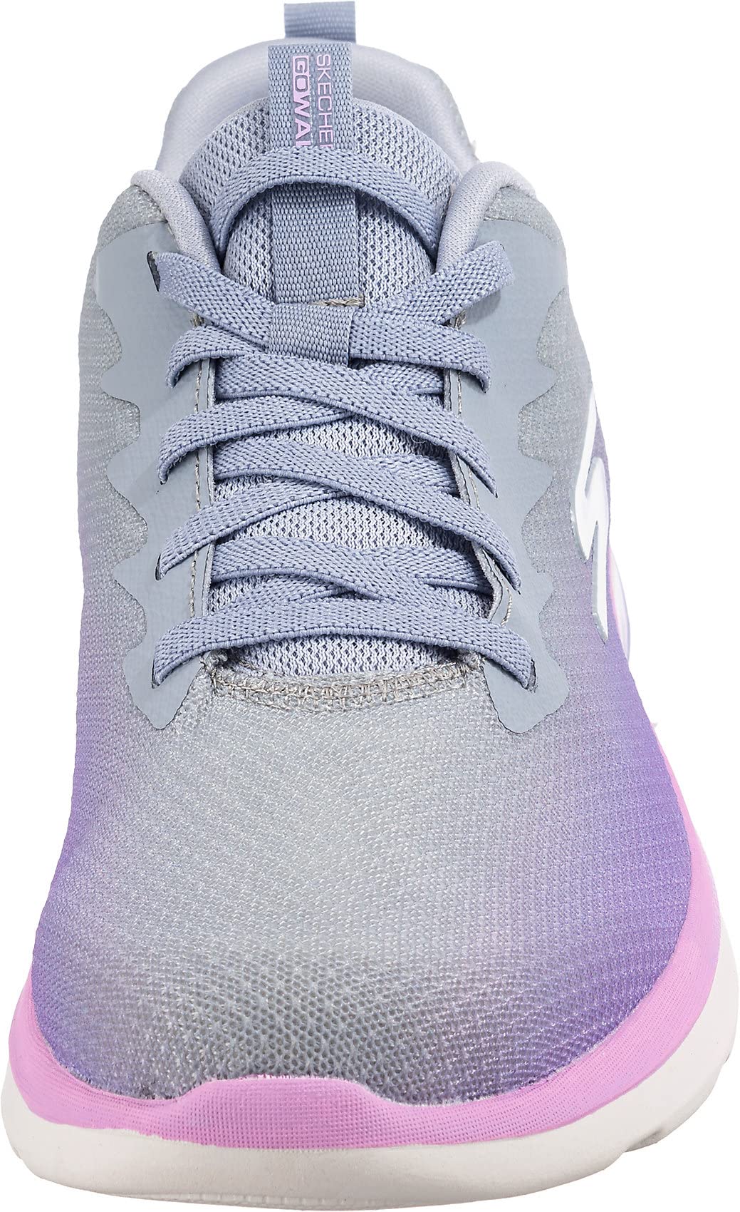 Skechers Women's GO Walk AIR 2.0-Quick Breeze Sneaker, Gray/Lavender, 9.5