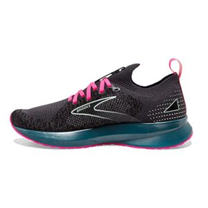 Brooks Women’s Levitate StealthFit 5 Neutral Running Shoe - Black/Blue/Pink - 8.5