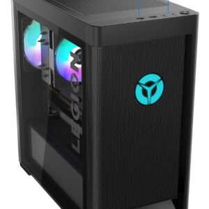 Lenovo Legion Tower 5 Gaming Desktop, i7-10700, 64GB RAM, 2TB NVMe SSD + 1TB SATA HDD, NVIDIA GeForce RTX 3050 8GB GDDR6, DisplayPort, HDMI, AX Wi-Fi, Bluetooth - Windows 11 Pro