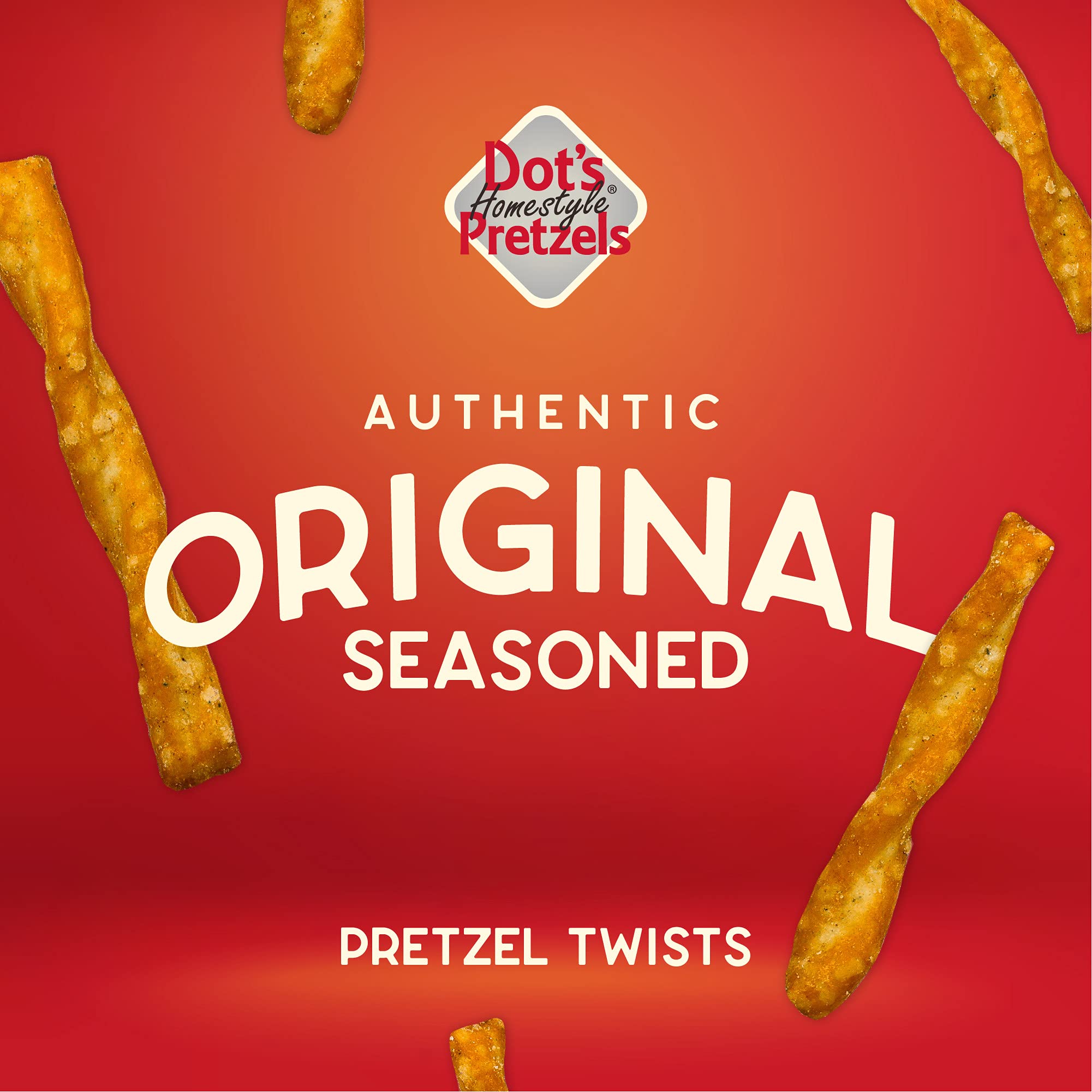 Dot's Homestyle Pretzels 18 Ounce Family Size Original Seasoned Pretzel Twists (3 Pack)