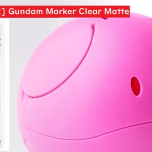 GSI Creos Gundam Marker 3 Types Set Clear Gloss, Clear Matte, Gundam Plated Silver With Kanji LOVE Sticker, 7.87 x 0.39 x 2.36 in