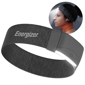 energizer led headlamp flashlight, bright headband light works as running lights for runners