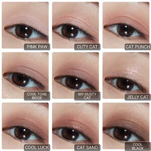 ETUDE Play Color Eyes | 9 Color Eyeshadow Palette With Soft & Pure Contour Shades (Dusty Cat)