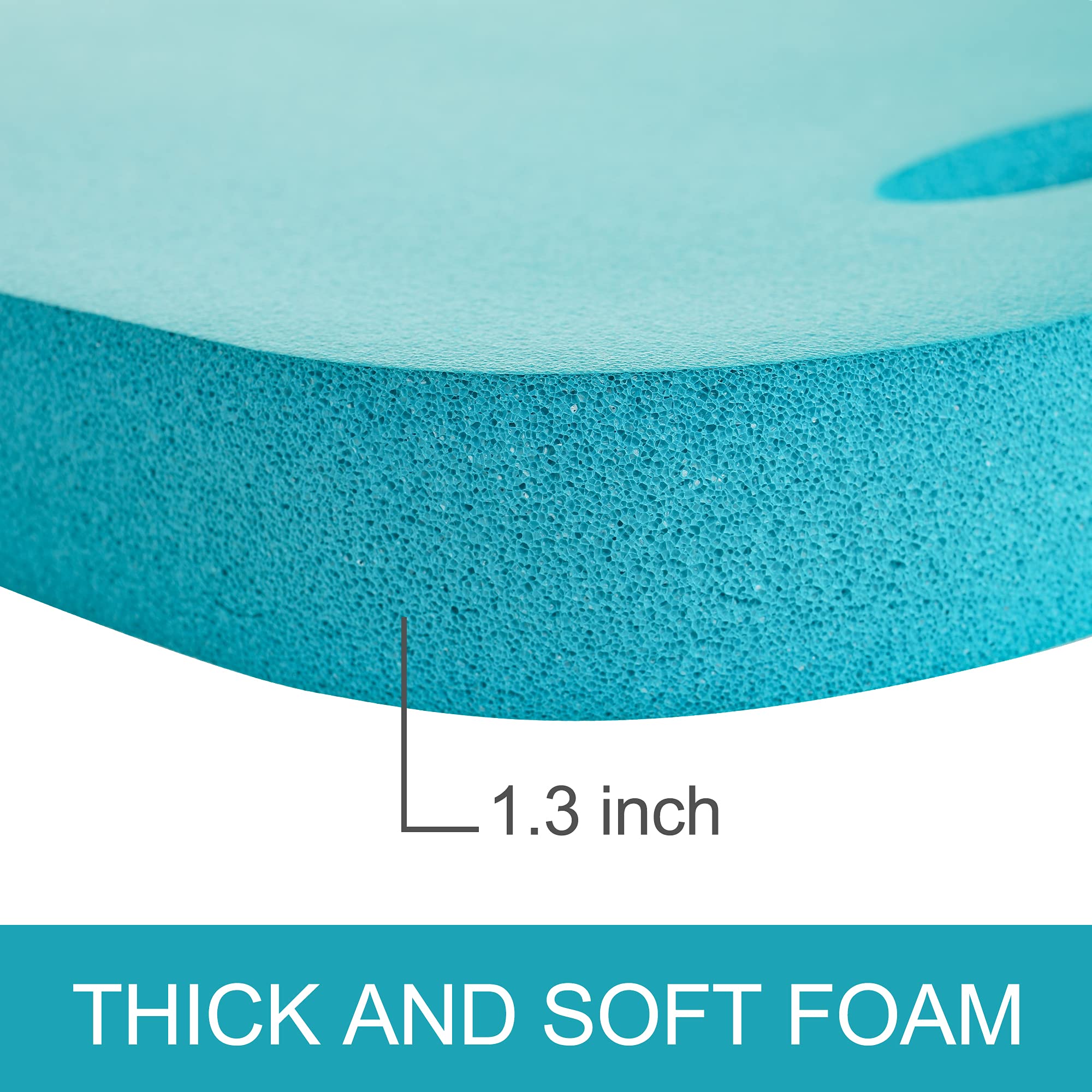 steelway Extra Thick Kneeling Pads, Knee Pad Cushion for Yard Work, Gardening, Yoga, Exercise, Floor Kneeler for Baby Bath, Comfortable Foam Mats to Kneel On, 15.4 x 10.4 x 1.3inch, Blue (1)