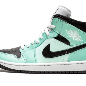 Jordan Womens WMNS Air 1 MID BQ6472 300 Aqua Black - Size 10W