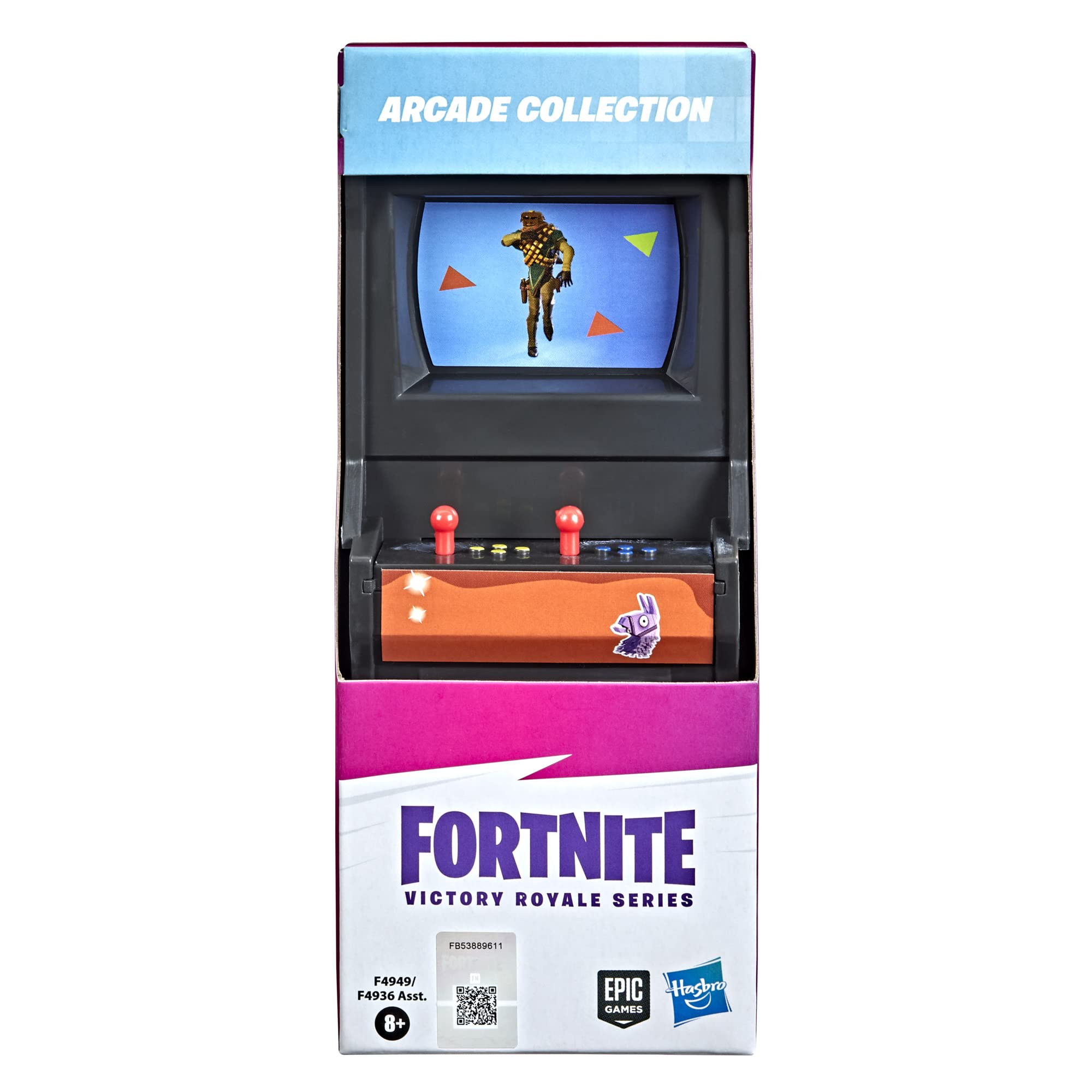 FORTNITE Victory Royale Series Arcade Collection Blue Arcade Machine Collectible Toy with Accessories - Ages 8 and Up, 6-inch