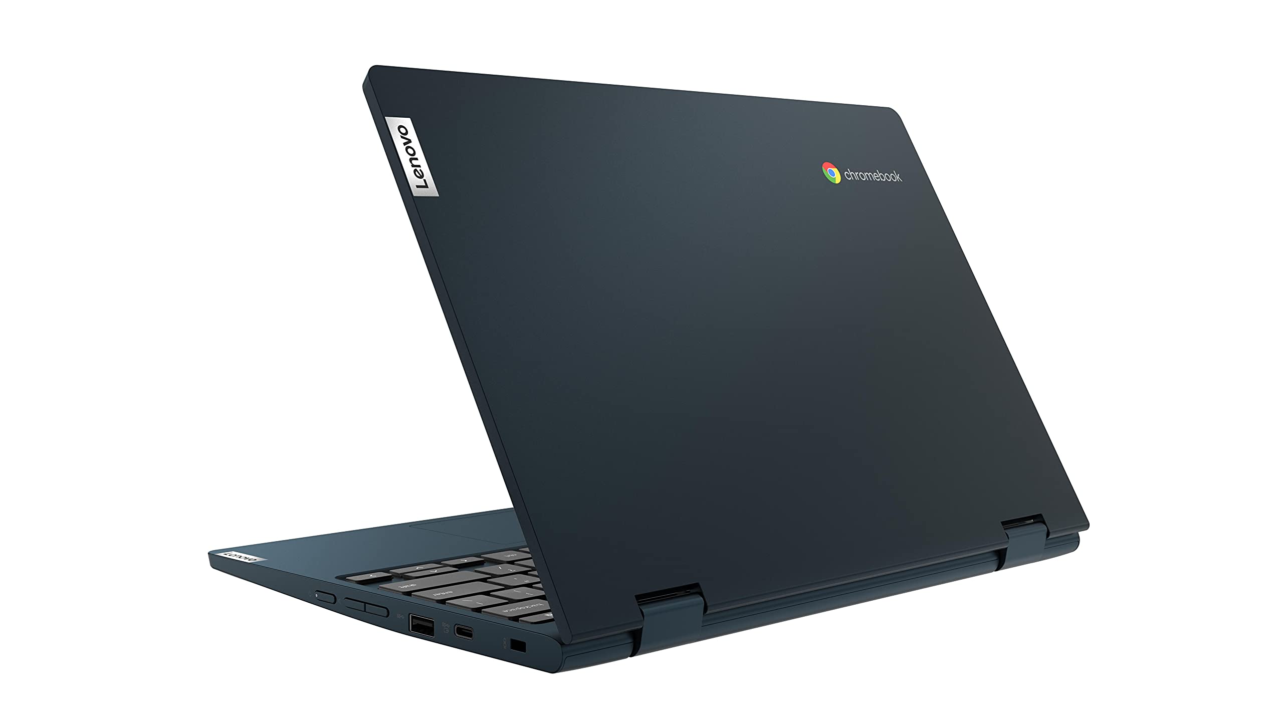 Lenovo Chromebook Flex 3 11.6" HD Touchscreen 2-in-1 Laptop Computer PC, Intel Celeron N4020, 4GB DDR4, 32GB eMMC, Intel UHD 600, 802.11ac, Bluetooth, Webcam, Chrome OS, Blue, 64GB ABYS MicroSD Card