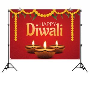 happy diwali photo booth backdrop 5x7ft hindu festival of lights photography background decoration