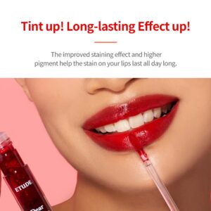 ETUDE Dear Darling Water Gel Tint Plum Red #PK002 (21AD)| Long-lasting Effect up with Fruity, Juicy, Moist, and Vivid coloring