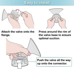 Nenesupply Backflow Protector Duckbill Valve Compatible with Spectra S1 Spectra S2 Replace Spectra Backflow Protector Spectra Duckbill Valve Replace Spectra Pump Parts Spectra S2 Replacement Parts