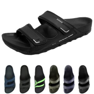 gold pigeon shoes gp pirogue orthoheel slide sandal: 1545 black, women size 9.5-10 & men size 8-8.5 (1545-blk-40)