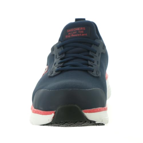 Skechers Arch Fit SR - Evzan Alloy Toe Navy/Pink 10 B (M)