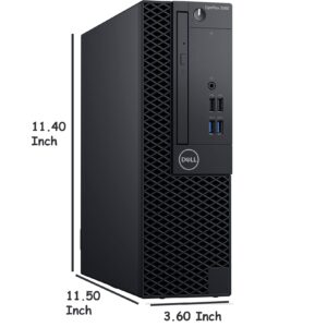 Dell Optiplex 3060 SFF Computer Desktop PC, Intel Core i5-8400 8th Gen Processor, 16GB DDR4 Ram, 512GB NVMe SSD + 2TB Hard Drive, HDMI, Wireless Keyboard Mouse, WiFi & Bluetooth, Windows 10 (Renewed)