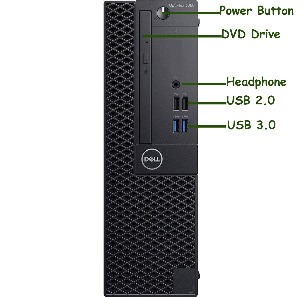 Dell Optiplex 3060 SFF Computer Desktop PC, Intel Core i5-8400 8th Gen Processor, 16GB DDR4 Ram, 512GB NVMe SSD + 2TB Hard Drive, HDMI, Wireless Keyboard Mouse, WiFi & Bluetooth, Windows 10 (Renewed)