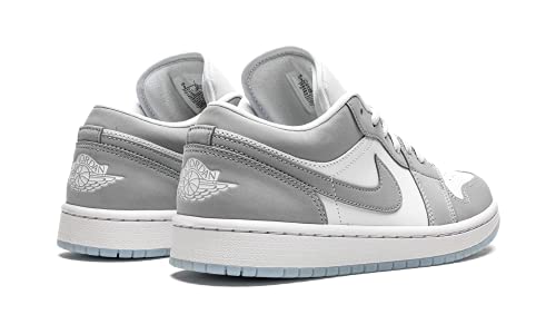 Jordan Womens WMNS Air 1 Low DC0774 105 White/Wolf Grey - Size 6W