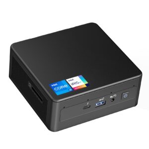 intel nuc 11 nuc11pahi7 panther canyon mini pc, i7-1165g7, no ram, no ssd, no os, barebones, mini computers for business home office, support 8k/wifi 6/4k quad display/bluetooth 5/thunderbolt 3