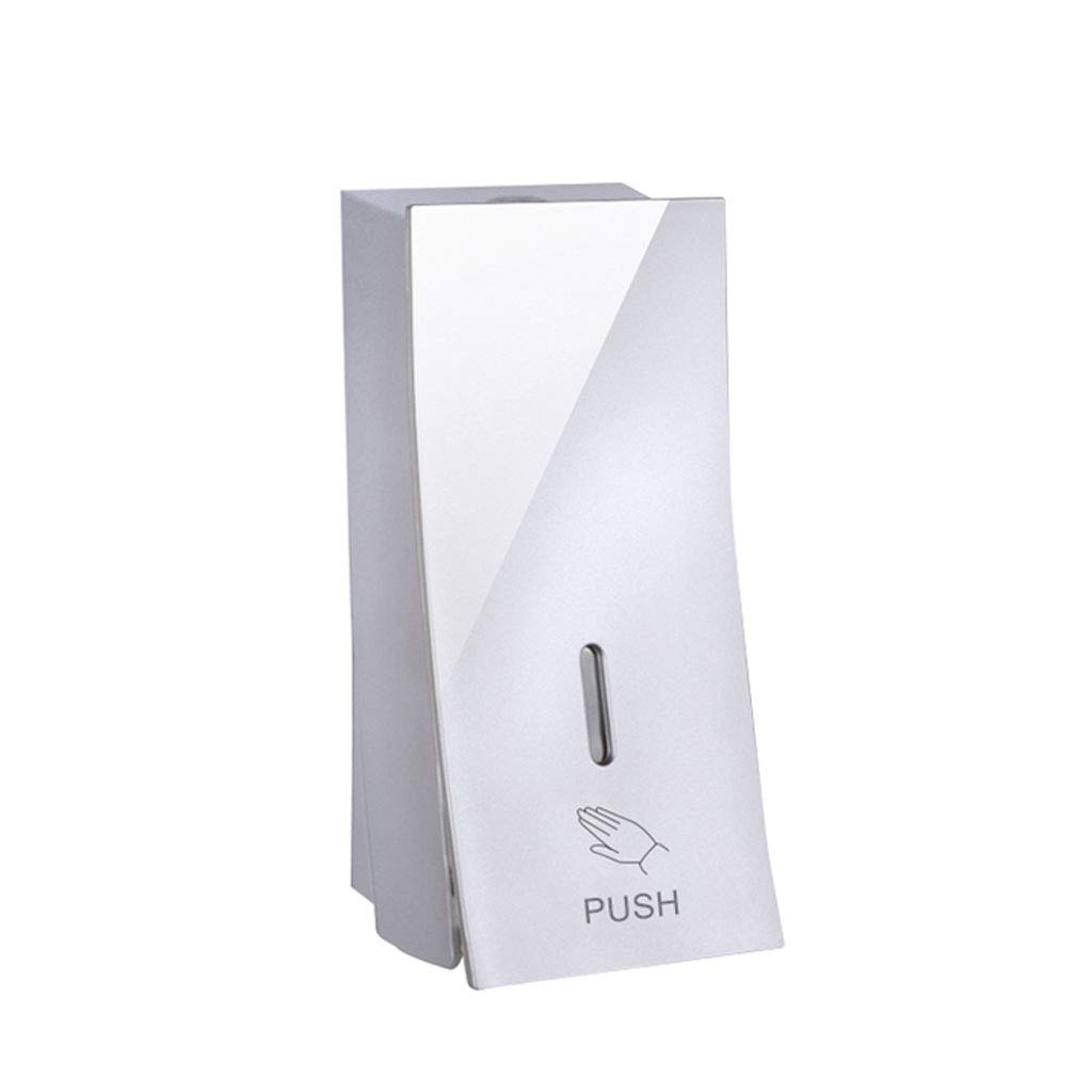 Soap Dispenser Liquid Dispenser Liquid Distributor Wall-Mounted Toilet Shampoo Shower Gel Box Hotel Foam Dispenser Pressor Bathroom Lotion Dispenser (Color : Silver)