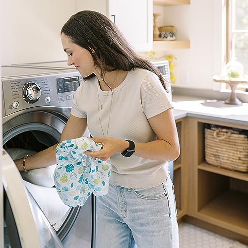 Dr. Brown's Breastfeeding Pillow with Removable Cover for Nursing Mothers, Machine Washable, Cotton Blend, Gray