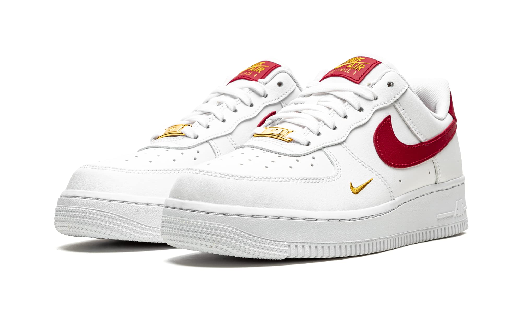 Nike Womens WMNS Air Force 1 Low Essential CZ0270 104 White/Gym Red - Size 7W