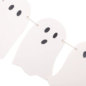 Halloween Ghost Garland - Scary Halloween Decoration, Ghost Banner, Halloween Decorations Indoor, Haunted House Decoration(16 pcs)