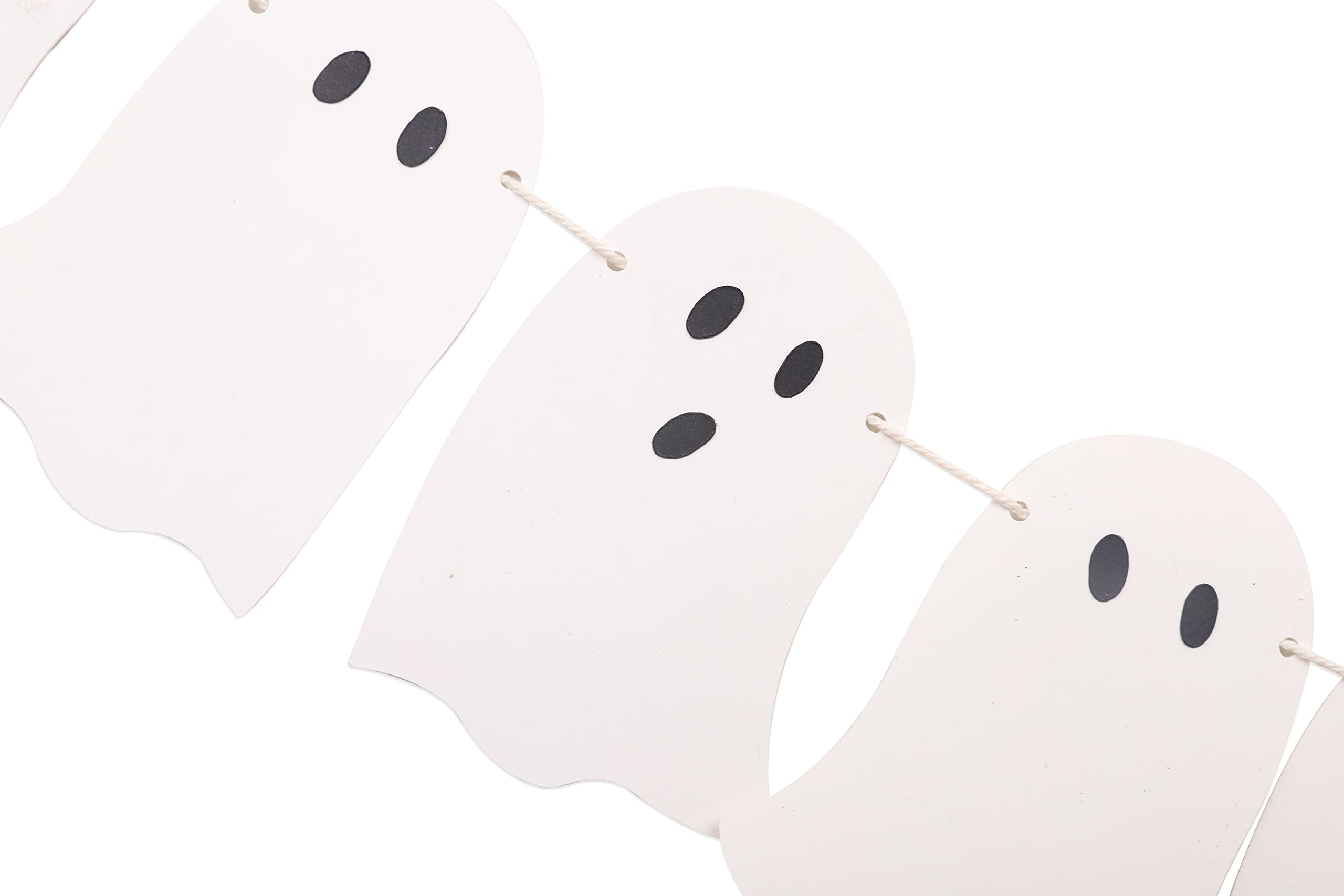 Halloween Ghost Garland - Scary Halloween Decoration, Ghost Banner, Halloween Decorations Indoor, Haunted House Decoration(16 pcs)