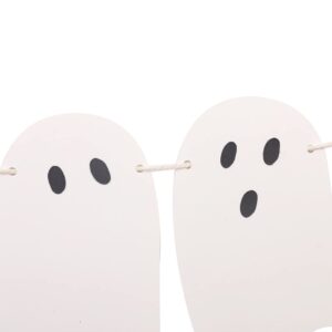 Halloween Ghost Garland - Scary Halloween Decoration, Ghost Banner, Halloween Decorations Indoor, Haunted House Decoration(16 pcs)