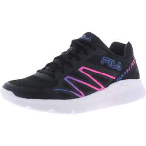 fila memory cryptostride black/electric blue lemonade/knockout pink 11 b (m)