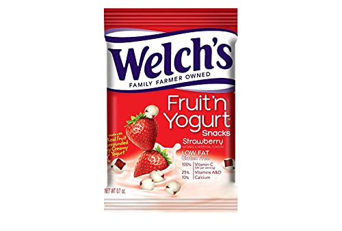 Welchs Fruit n Yogurt Strawberry Fruit Snacks, 8 Ct