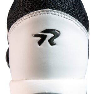 Ringor - Women's Flite Molded Pitching Softball Cleats (7.5 - White/Silver)