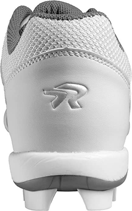 Ringor - Women's Flite Molded Softball Cleats (8.0 - White/Silver)