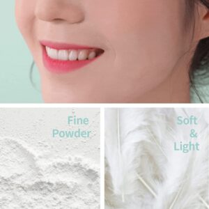 SAAT INSIGHT Anewm Sebum Control Drying Powder 5g - Oil Control Powder for Long-Lasting Clean Skin, Sebum Control Blotting Powder to Provide Transparent Makeup Finish, and Blur Fine Lines & Pores