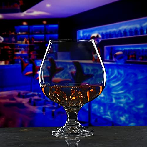 Yasuyuki Thickened glass wine glass 350ml short-footed cocktail glass large capacity brandy wine glass