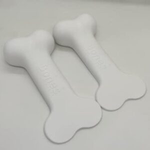 KAKULE 2Pack Rubber Door Stoppers Bone Door Stoppers Security for Heavy Doors Gift for Festival