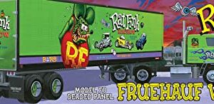 AMT - Fruehauf Beaded Van Trailer Hauler - Rat Fink