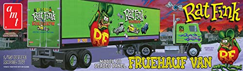 AMT - Fruehauf Beaded Van Trailer Hauler - Rat Fink