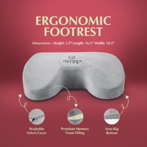 PACEIRO Ergonomic Foot Rest - Physiotherapist Endorsed - Work Longer Hours Without Back and Neck Pain - Magically Align Posture