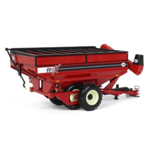 J&M 1112 X-Tended Reach Grain Cart with Dual Wheels Red 1/64 Diecast Model by SpecCast JMM009