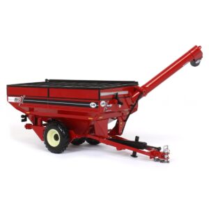 J&M 1112 X-Tended Reach Grain Cart with Dual Wheels Red 1/64 Diecast Model by SpecCast JMM009