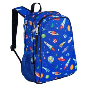 Wildkin 15 Inch Kids Backpack Bundle with Lunch Box Bag (Out of this World)