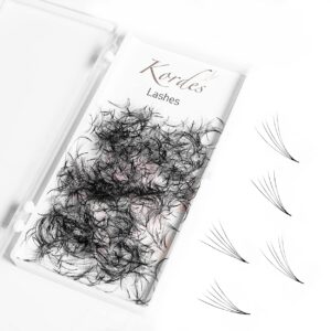 1000pcs premade fans eyelash extensions - 5d volume eyelash extensions c curl - 1000 handmade fans - 0.7mm thick (9mm) (10mm)