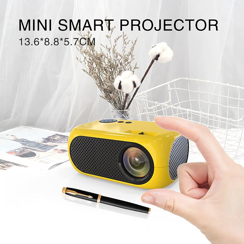 Dayu.p Mini Projector, Portable Projector for Cartoon, Movie Projector, Kids Gift, LED Pico Video Projector for Home Theater Movie Projector with HDMI USB TV AV Interfaces and Remote Control