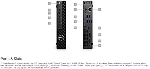 Dell OptiPlex 7010 Micro Desktop 10TB SSD 64GB RAM Extreme (Intel Core i9-12900K Processor with Turbo Boost to 5.20GHz, 64 GB RAM, 10 TB SSD, Win 11 Pro) PC Business Computer