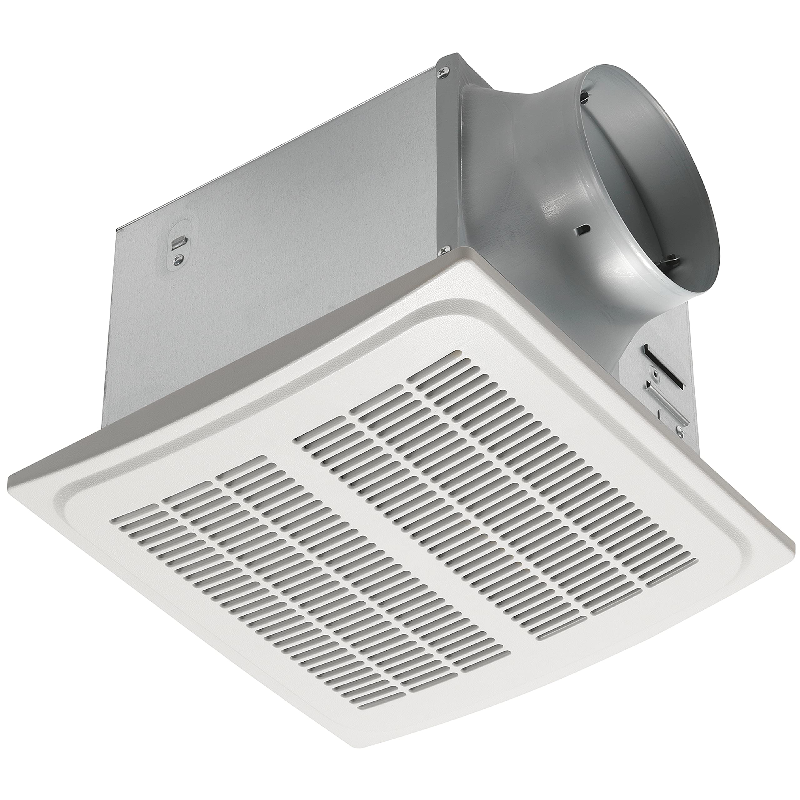 Homewerks 7136-02HW Bathroom Vent Fan with Automatic Humidity Sensor and Powerful Exhaust Ventilation Fan for Large Room 140 CFM Whisper Quiet 1.0 Sone Energy Star