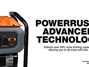 Generac 7676 GP8000E 8,000-Watt Gas-Powered Portable Generator - Electric Start with COsense - Powerrush Advanced Technology - Reliable Power for Emergencies and Recreation - CARB Compliant