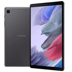 samsung galaxy tab a7 lite 8.7" (2021, wifi + cellular) 32gb 4g lte tablet & phone (makes calls) gsm unlocked, international model w/us charging cube - sm-t225 (grey, lte+wifi) (renewed)