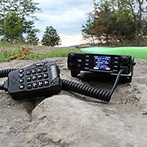 AnyTone AT-D578UVIII Plus Tri-Band DMR Mobile Radio - 50W VHF/45W UHF with Air Band, APRS Location Data RX/TX, Bluetooth Audio, Loud Speaker and Step-by-Step Course Included