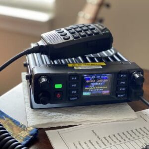 AnyTone AT-D578UVIII Plus Tri-Band DMR Mobile Radio - 50W VHF/45W UHF with Air Band, APRS Location Data RX/TX, Bluetooth Audio, Loud Speaker and Step-by-Step Course Included