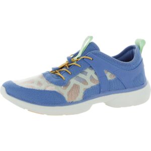 vionic amalia women's athletic walking shoe azure mono mesh - 8 medium