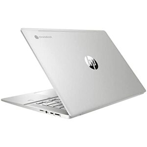 HP 14" Pro c640 Chromebook, Intel Core i7-10610U Quad-Core, 16GB DDR4 RAM, 128GB eMMC Flash Storage, Pike Silver (190G5UT#ABA) (Renewed)